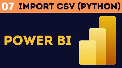 Import Multiple Csv Files In Power Bi Using Python Youtube