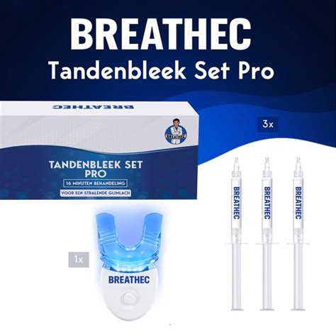 Tandenbleekset Pro Teeth Whitening Kit Led Tanden Bleken Thuis