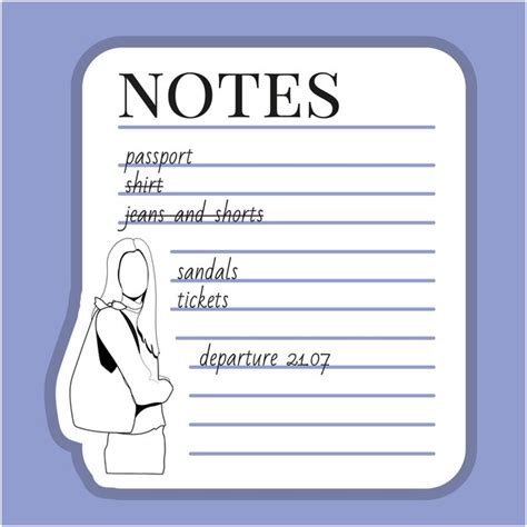 Premium Vector Design Notes For Recording Important Cases