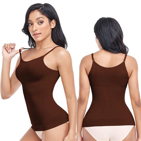 Vaslanda Camisole For Women Tummy Control Cami Shaper Seamless