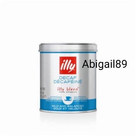 Jual Illy Coffee Decafeinated Ground Bubuk 125 Gr Shopee Indonesia