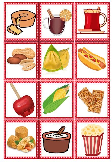 JOGO DA MEMÓRIA JUNINO Education Bingo Festival