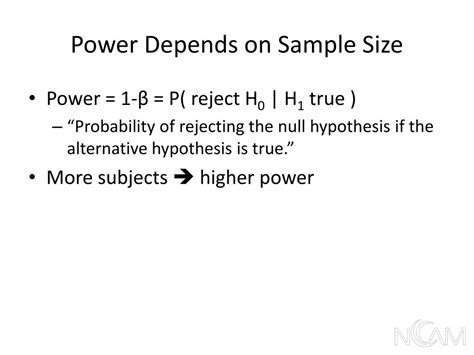 PPT Sample Size And Power PowerPoint Presentation Free Download ID 2795125