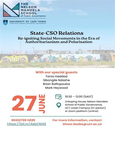 The Nelson Mandela School Of Public Governance On Linkedin