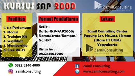 Kursus Sap 2000 Di Jogja Zamil Consulting