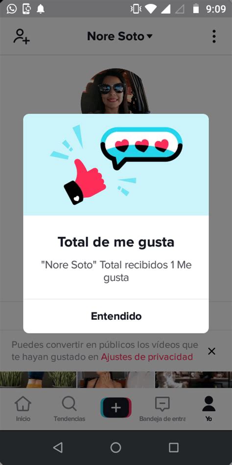 Cómo ver quien te ha dado like en TikTok
