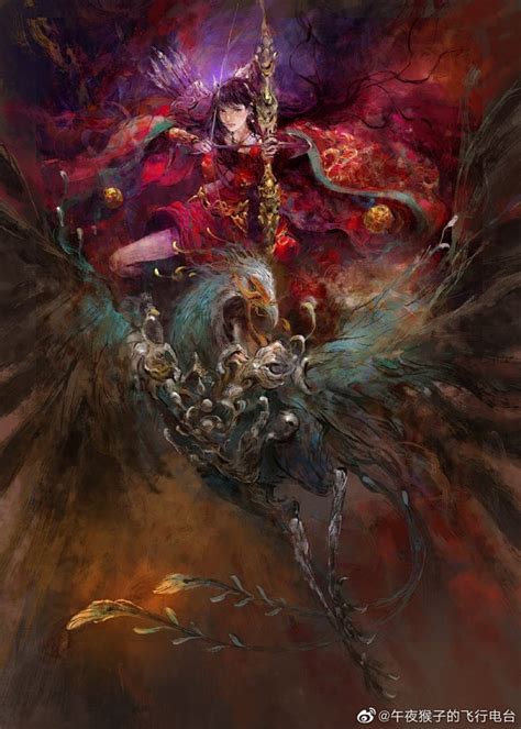 【龙吉公主】 原为天仙，有思凡之心，曾居于天宫，被贬在凤凰山青鸾斗阙，因【罗宣】火焚西岐城，为此下山助武王伐纣，将功补过，并希望有朝一日恢复仙籍重回天庭。 坐骑为【青鸾、神䱞】，且护身武器之多