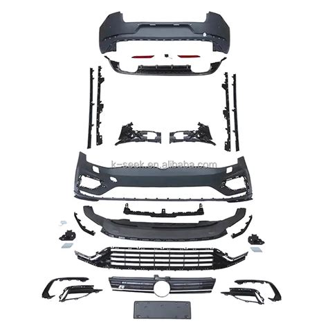 Pp Material Body Kit Front Bumper Rear Bumper Side Skirts Good Fit For
