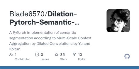 Github Blade6570 Dilation Pytorch Semantic Segmentation A Pytorch Implementation Of Semantic