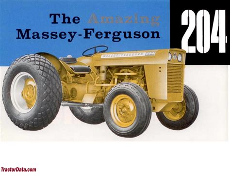 Massey Ferguson Work Bull 204 Industrial Tractor Photos