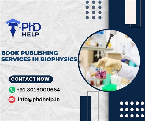 Book Publishing Services In Biophysics