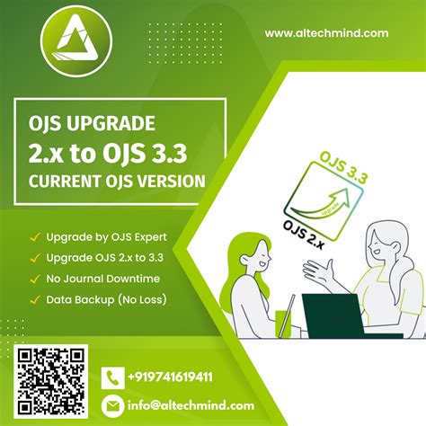 Ojs Upgrade 2x To Ojs 33 Current Ojs Version Altechmind