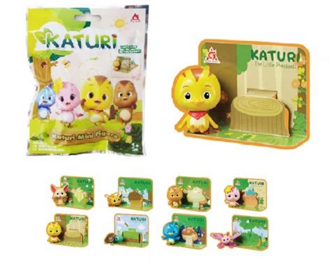 ของแท้ 100 Katuri Mini Pvc Figure ฟิกเกอร์ คาทูริ คละแบบ แสนน่ารัก