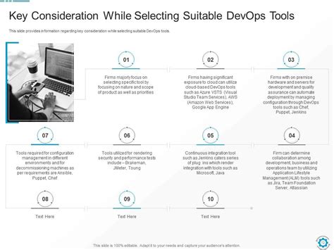 ways to select suitable devops tools it powerpoint presentation slides