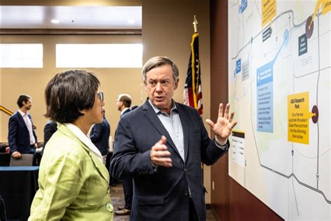Defense Under Secretary Visits Asu Macrotechnology Works Asu News