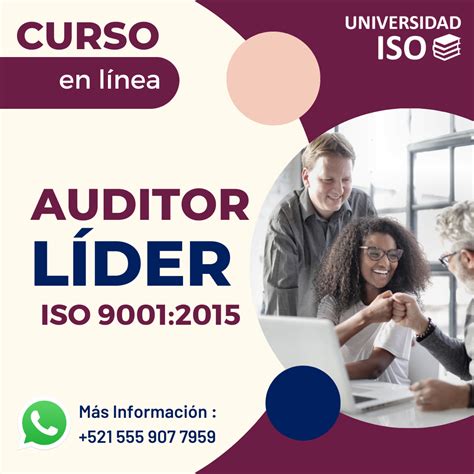 Curso De Auditor Líder Iso 90012015 Certifícate Como Auditor En