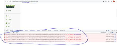 [techdocs] couldn t load the document because css 404 not found