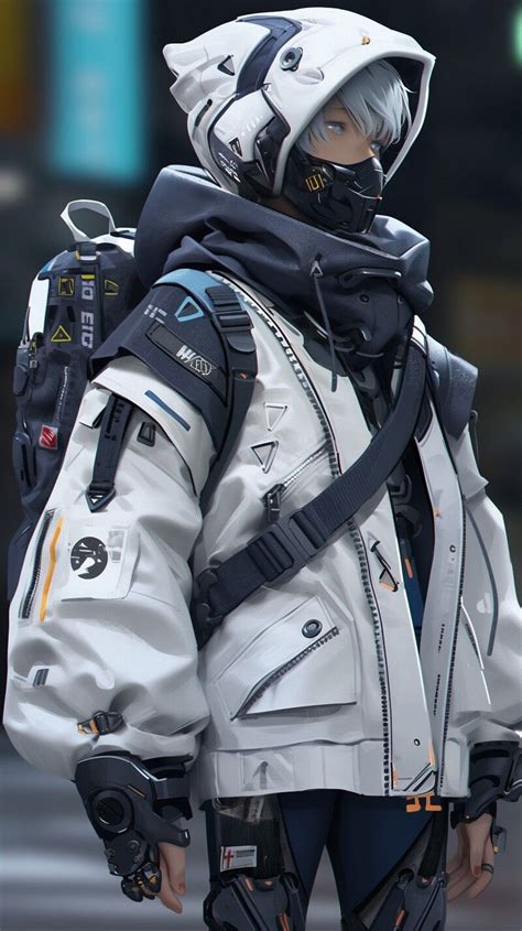 Techwear Jacket Fashion Eric Bellefeuille Cyberpunk Clothes
