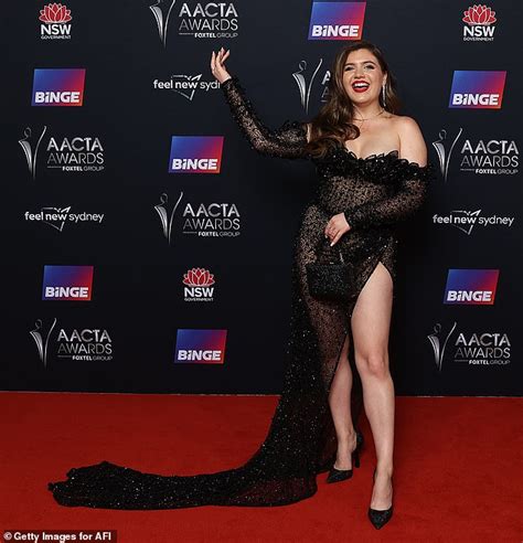 2022 Aacta Awards Sex History Influencer Esme James Flashes Her