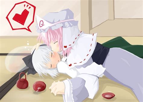 Konpaku Youmu Saigyouji Yuyuko And Konpaku Youmu Touhou Drawn By