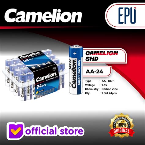 Jual Camelion Baterai Super Heavy Duty Battery Batre Batere Aa Isi 24