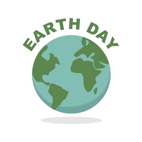 Premium Vector A Green Tree On The Planet Earth