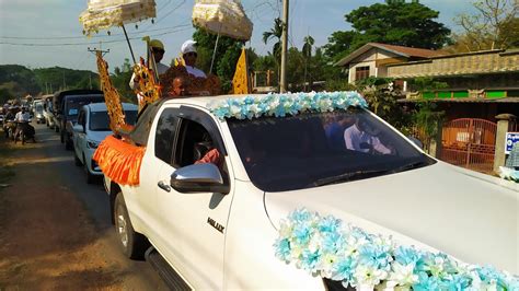 မိုးညိုမြို့နယ်၌ အဂ္ဂမဟာဂန္ထဝါစကပဏ္ဍိတ ဘွဲ့တံဆိပ်တော်ရအရှင်မြတ်အား က