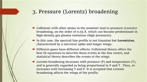 Lecture 04 Spectral Lines And Broadening By Dr Salma Amir Pptx