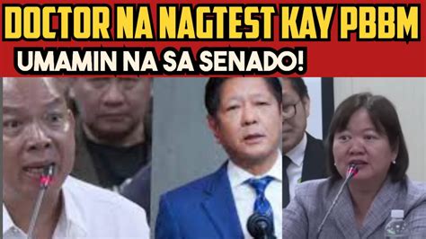 ETO NA ST LUKES DOCTORS NA NAGTEST KAY PRES MARCOS JR HARAPANG