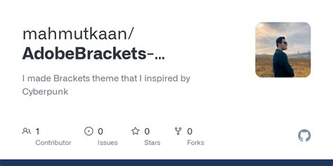 Github Mahmutkaanadobebrackets Cyberpunk Theme I Made Brackets Theme That I Inspired By