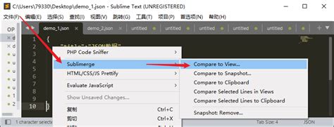Json对比工具 C语言中文网