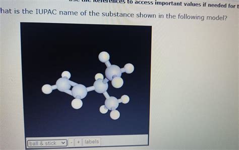 Solved What Is The Iupac Name For The Following Compound