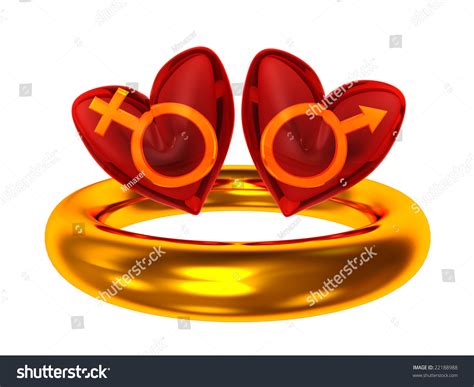 3d Illustration Red Heart Symbols Sex Stock Illustration 22188988 Shutterstock