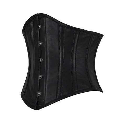 Giuliana Sexy Underbust Corset Genuine Leather Corset Sex Underbust