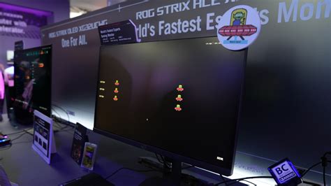 World S Fastest Hz Asus Rog Esports Gaming Monitor Meets Ufo Test At Computex Pc Guide