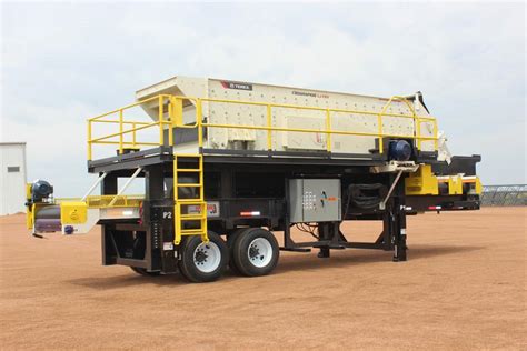 Portable Crusher And Screen Chassis Kafka Conveyors And Equipment Inc