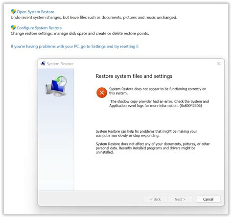 How To Fix Volume Shadow Copy Service After Windows 11 Upgrade