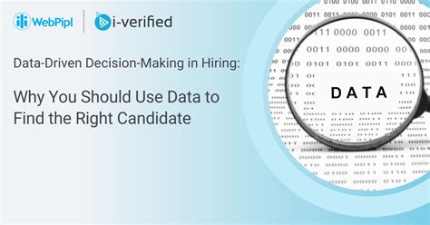 Data Driven Decision Making Making In Hiring Why You Should Use Data To Find The Right Candidate