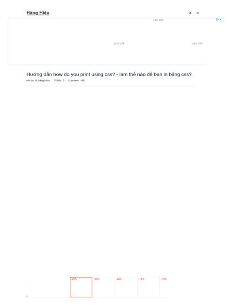 Hướng Dẫn How Do You Print Using Css Làm Thế Nào để Bạn In Bằng Css Pdf