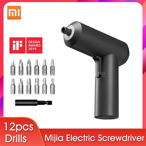 【ส่งฟรี】Xiaomi Mijia Tonfon Wireless Electric Cordless Drill 12V ...