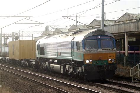 66711 Sence On West Coast Main Line At Carnforth Editorial Image