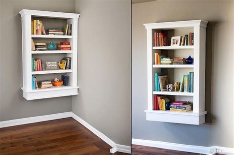 Premium Photo Diy Floating Bookshelf Nook