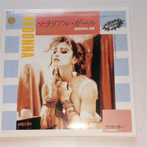【目立った傷や汚れなし】madonna Material Girl 8cm Cd マドンナ マテリアル・ガール Cdシングル 匿名配送送料