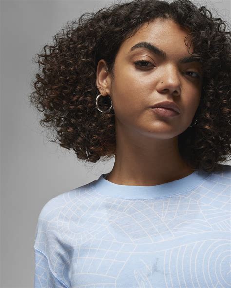 Jordan Flight Womens Printed Long Sleeve T Shirt Nike Sa
