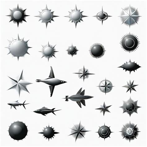 Joined Vector Set White Background Isolated A High Qual Premium Ai