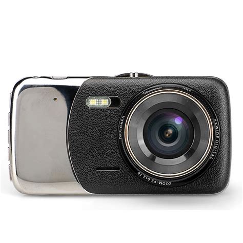 4 Dual Lens Car DVR Video Recorder Dash Cam Camcorder Registrator With