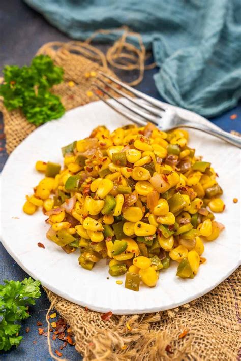 Sweet Corn Chaat Recipe Indian And Italian Flavored Video