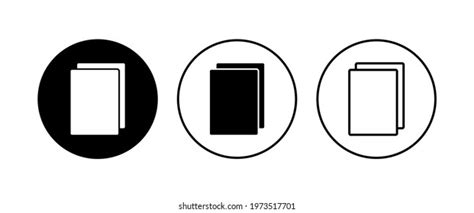 Paper Document Icon Symbol Logo Illustrationeditable Stock Vector