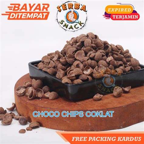 Jual Sereal Kiloan Choco Chips Coklat 250 Gram Makanan Ringan Camilan