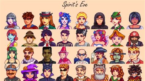 Stardew Valley Halloween Costume Extravaganza Spirits Eve Unveiled